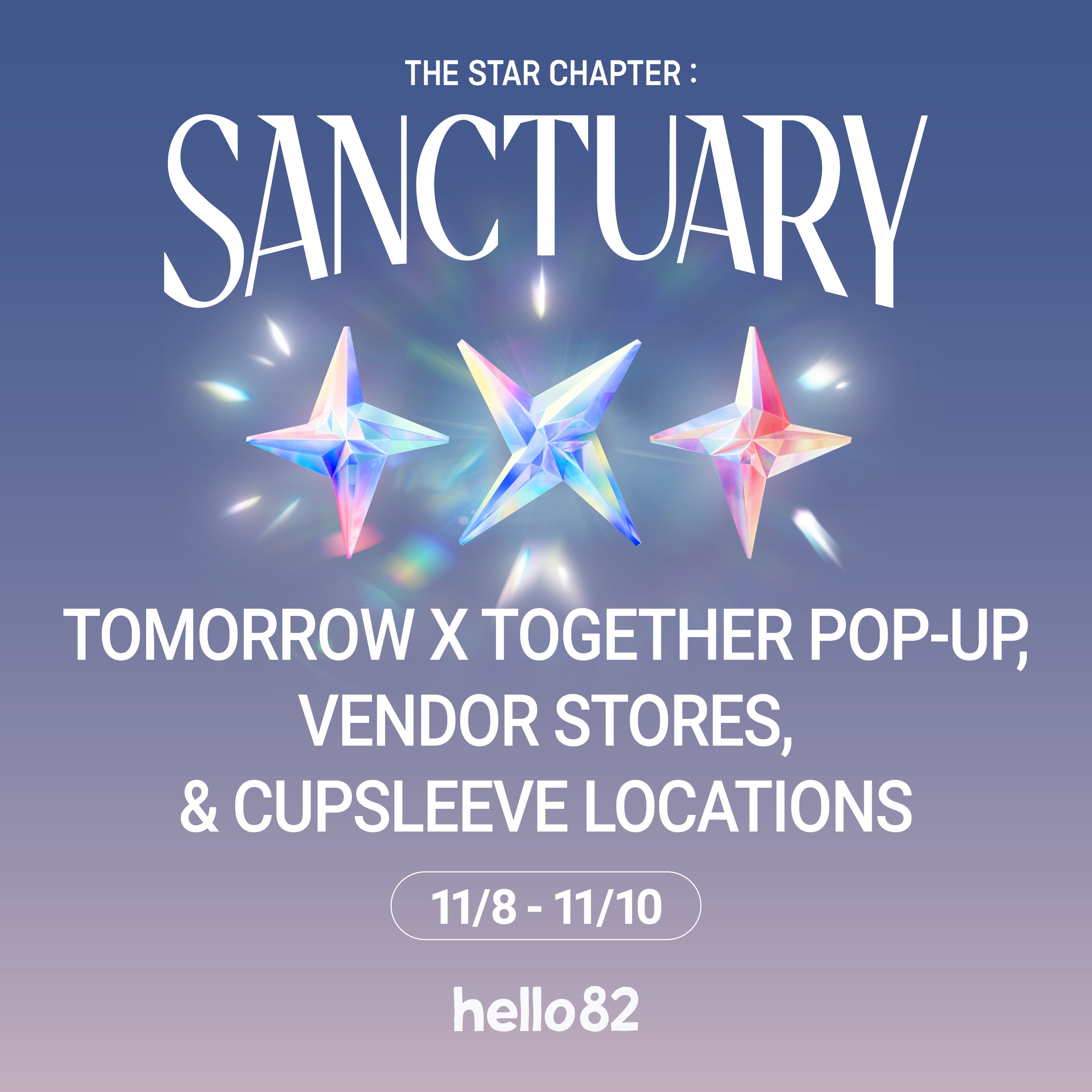 [TOMORROW X TOGETHER - The Star Chapter: SANCTUARY] POP-UP, Vendor Sto – hello82.shop