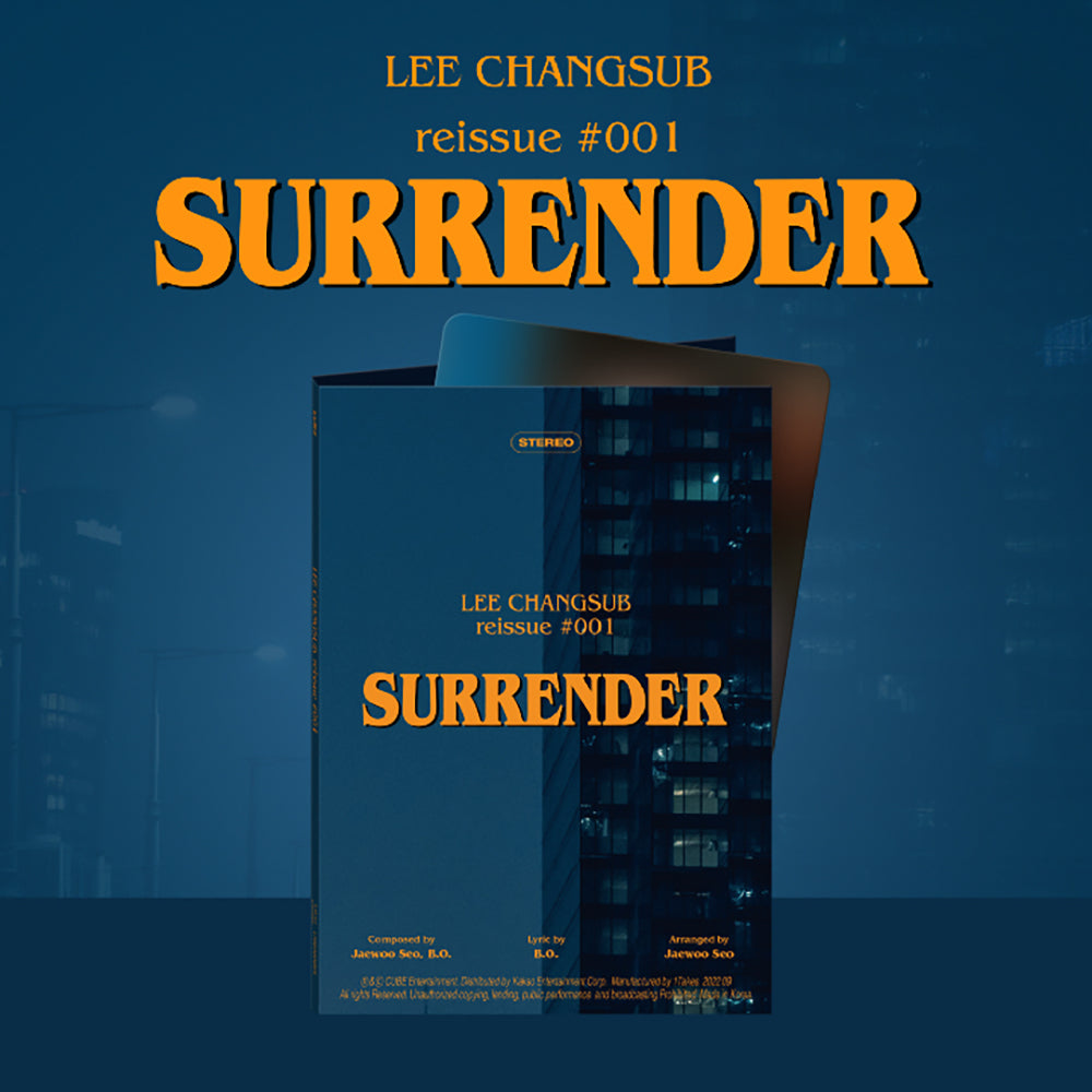 LEE CHANGSUB - reissue #001 ‘SURRENDER’ [Platform ver.] – hello82.shop