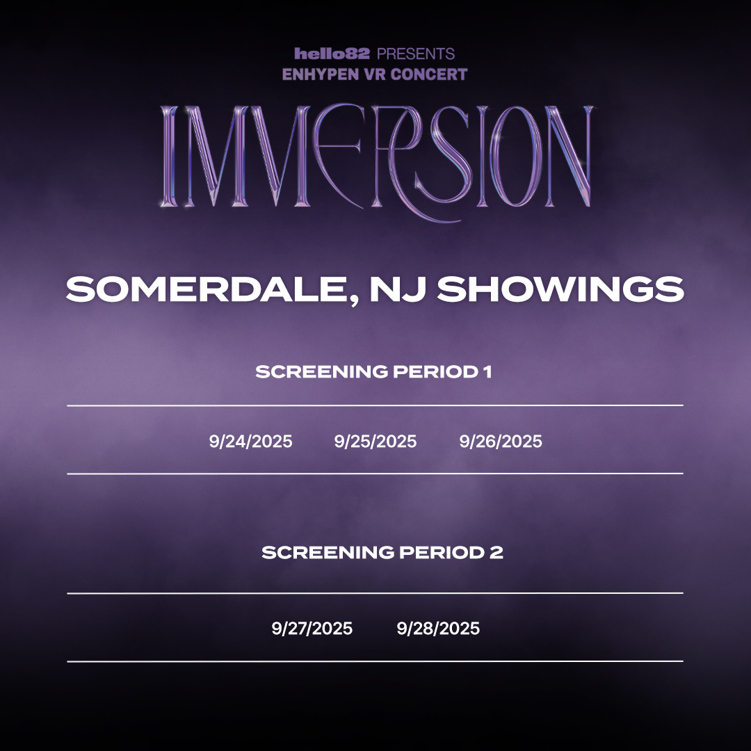ENHYPEN VR CONCERT : IMMERSION in SOMERDALE, NJ – hello82.shop