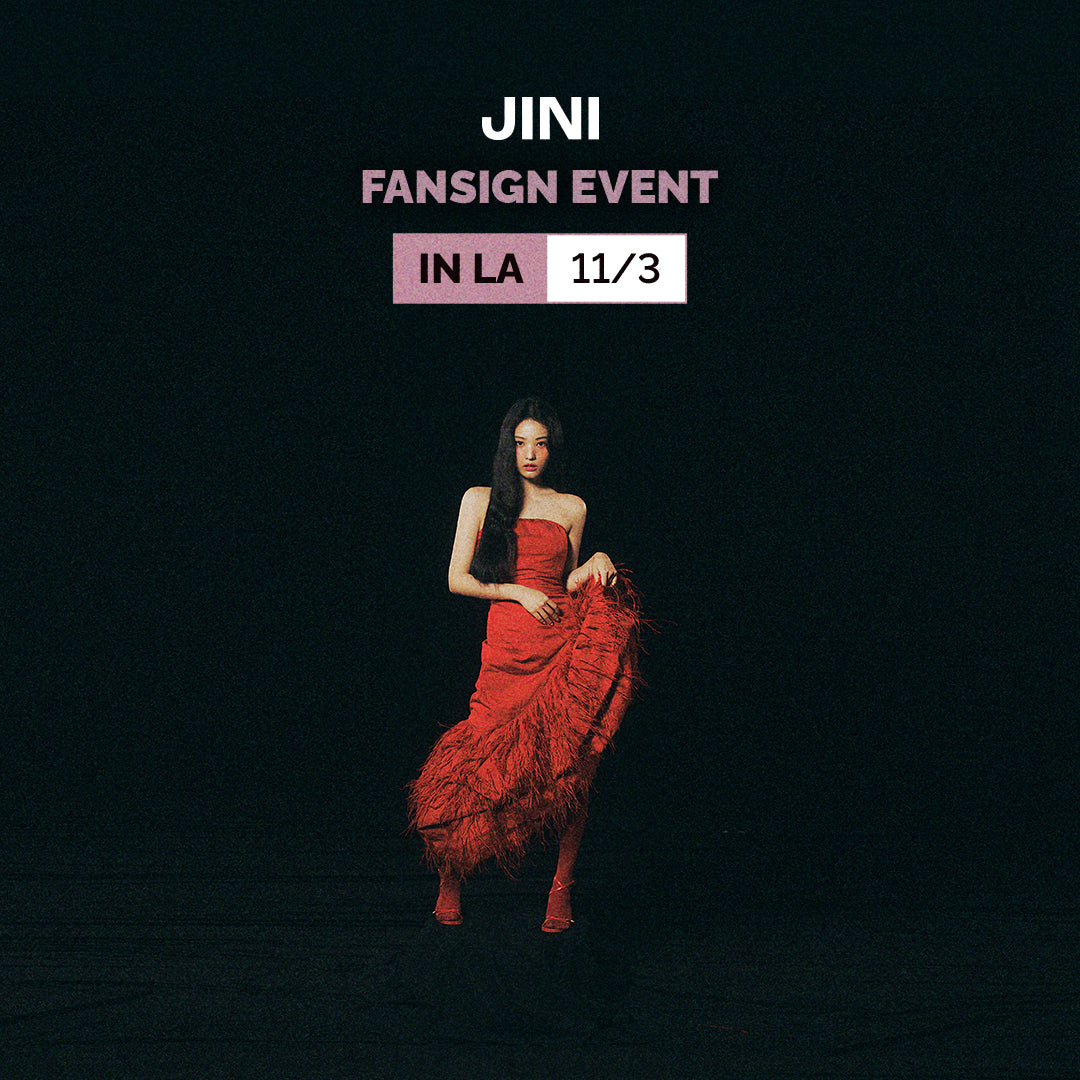 [11/3 LA FANSIGN] JINI - 1st EP : An Iron Hand In A Velvet Glove ...